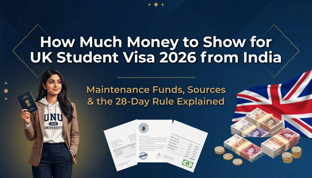 UK Student Visa Funds 2026 from India: £13,347 / £10,224 Explained